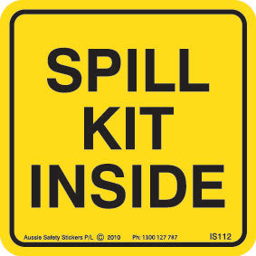 Spill Kit – Aussie Safety Stickers
