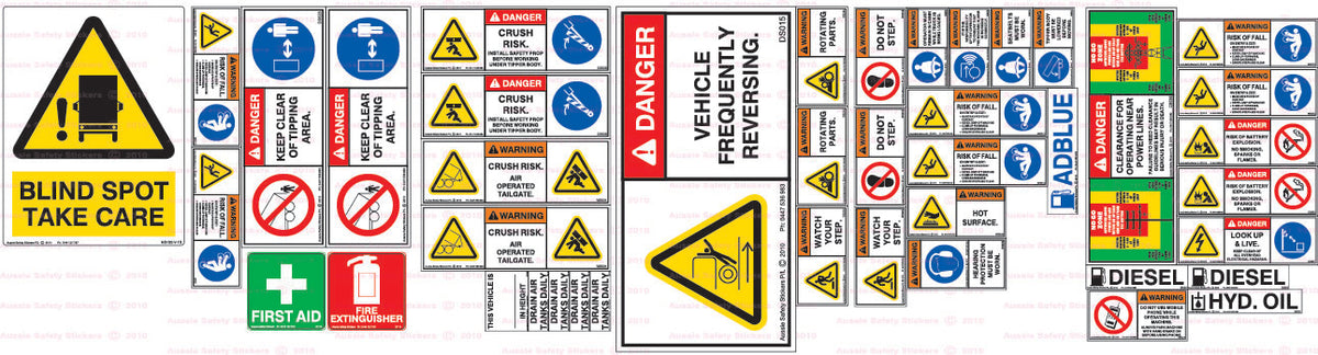 SINGLE TIPPER – Aussie Safety Stickers