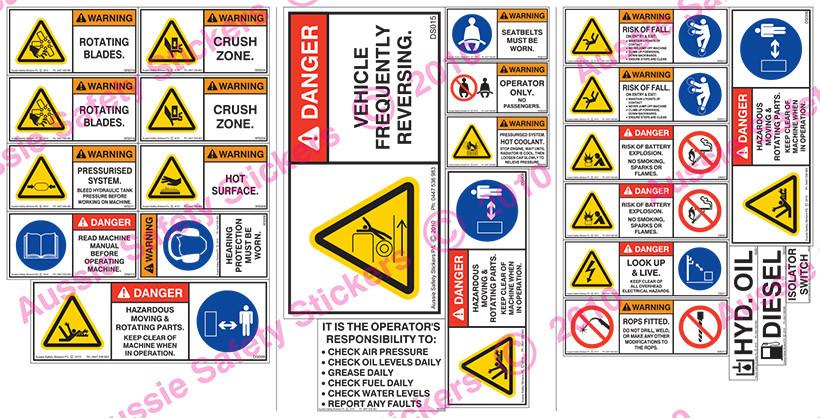 Safety Sticker Kits – Aussie Safety Stickers