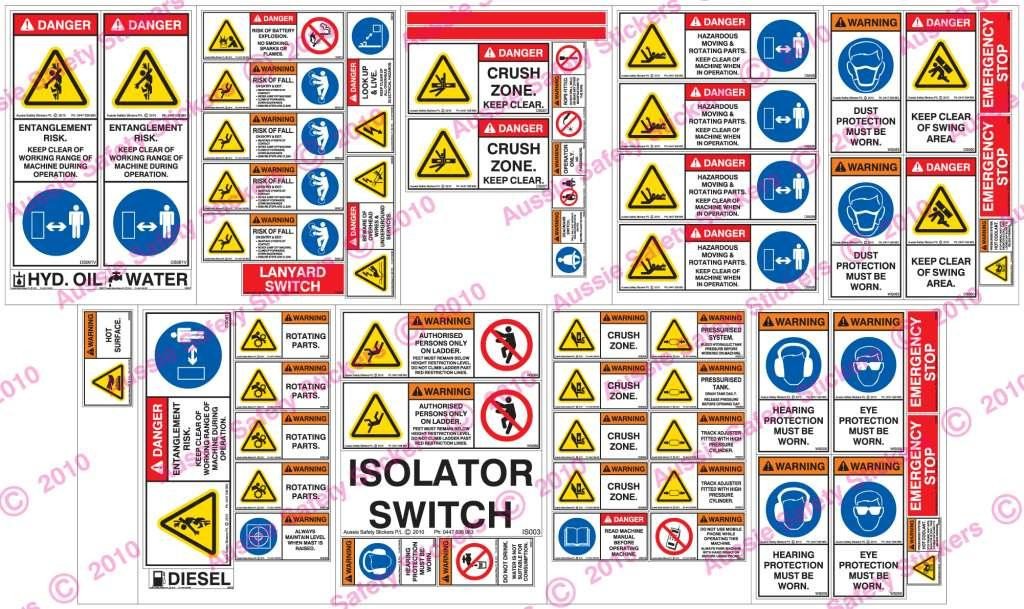 Drill Rig- Directional,Blast Hole,Core Sample Kit – Aussie Safety Stickers
