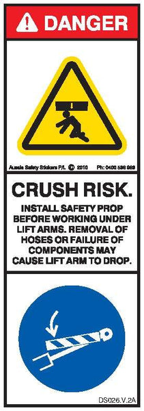 INSTALL SAFETY PROP (Vertical)