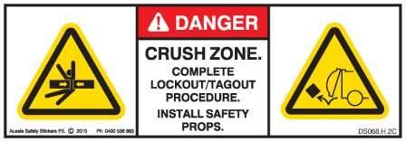 COMPLETE LOCKOUT INSTAL SAFETY PROPS (Vertical)