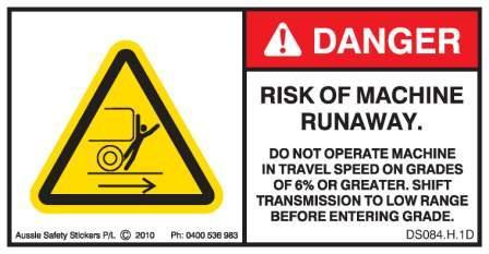 MACHINE RUNAWAY (Horizontal)