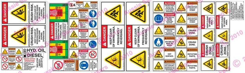Safety Stickers & Warning Decals Kits | Truck Safety Signs & Stickers ...