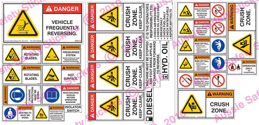 Safety Sticker Kits – Aussie Safety Stickers