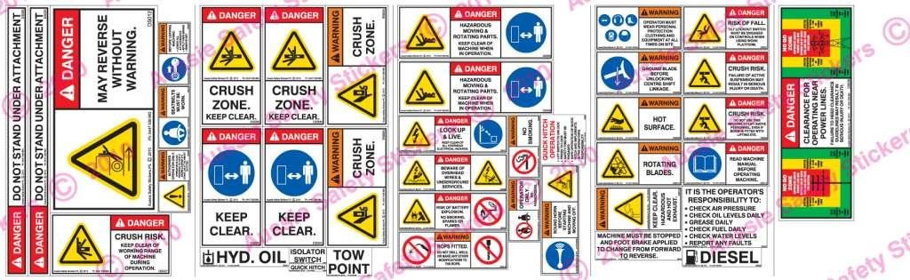 Telescopic Handler/Loadall – Aussie Safety Stickers