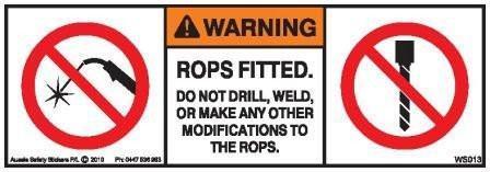 ROLL OVER PROTECTION (Horizontal)