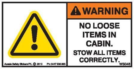 LOOSE ITEMS (Horizontal)