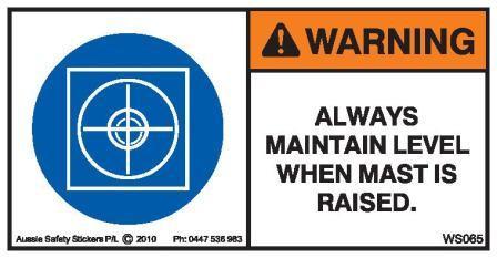 MAINTAIN LEVEL (Horizontal)