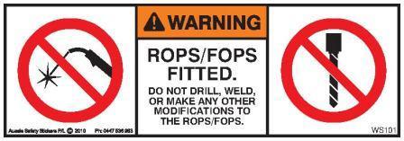 ROPS/FOPS (Horizontal)