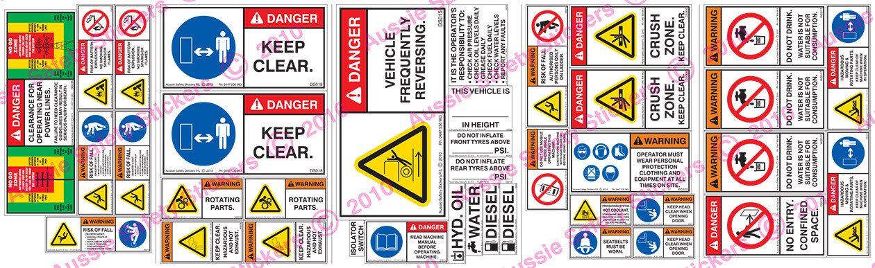 Safety Sticker Kits – Aussie Safety Stickers